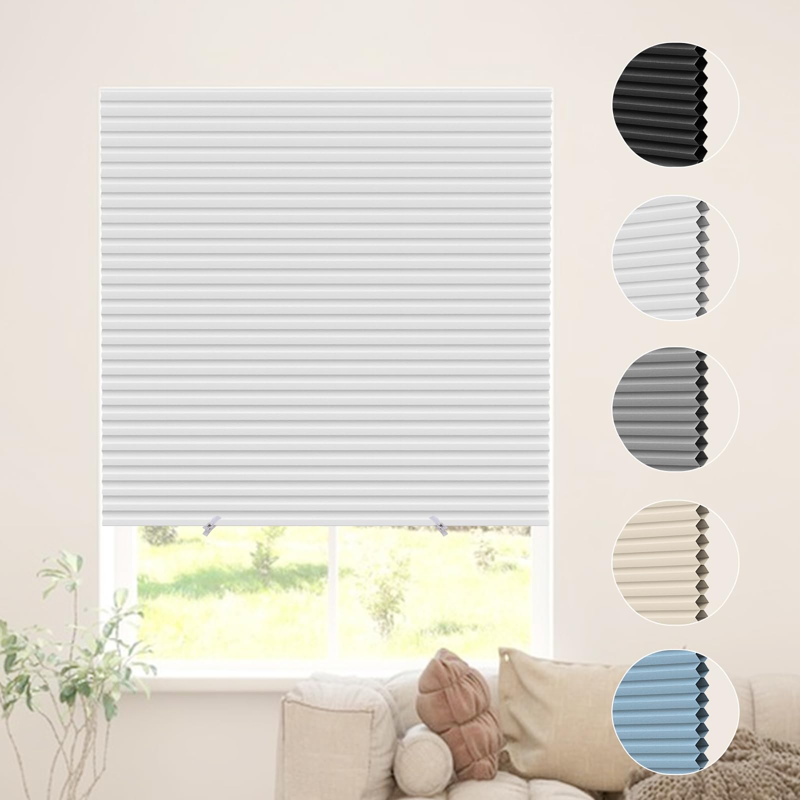 Temporary Paper Window Shades