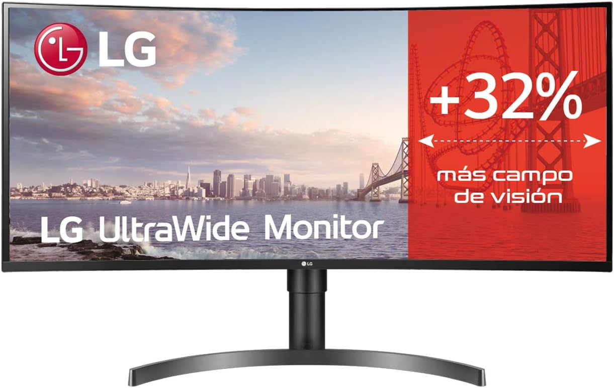 LG 35WN73A-B - Monitor UltraWide Ultrapanorámico Curvo 35 pulgadas ...