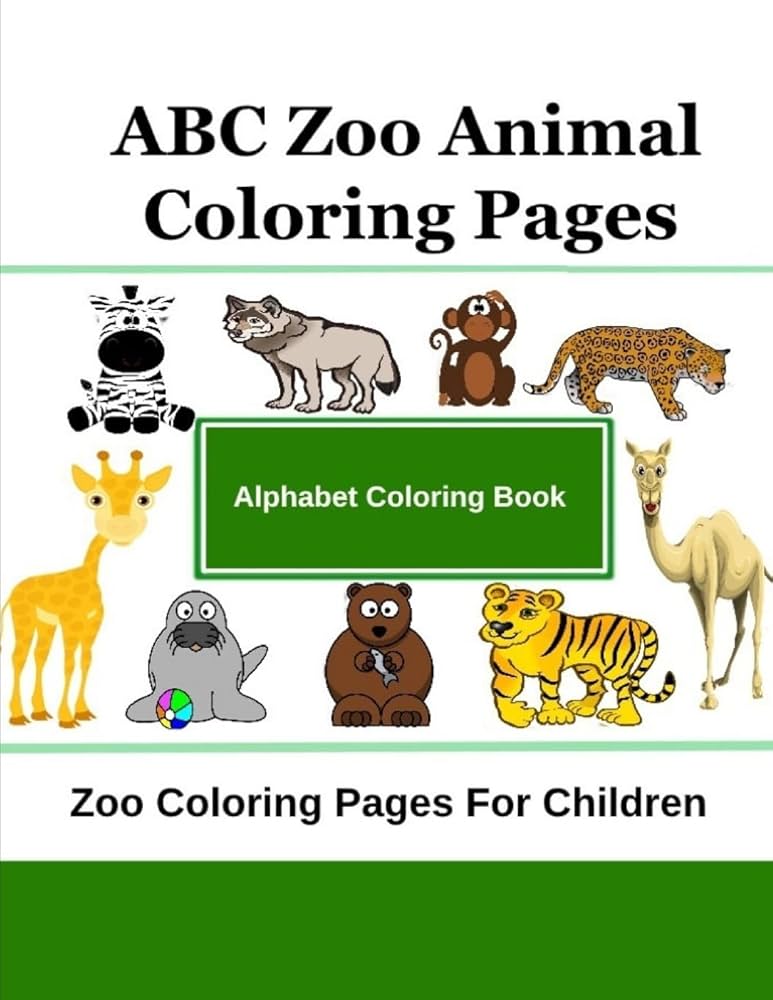 Zoo Animals Alphabet Coloring Pages Alphabet Coloring Pages Abc