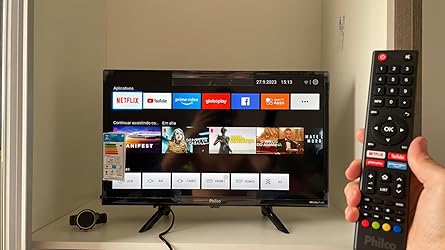 Smart TV LED 24" Philco PTV24G50SN Conversor Digital HD com 2 HDMI ...