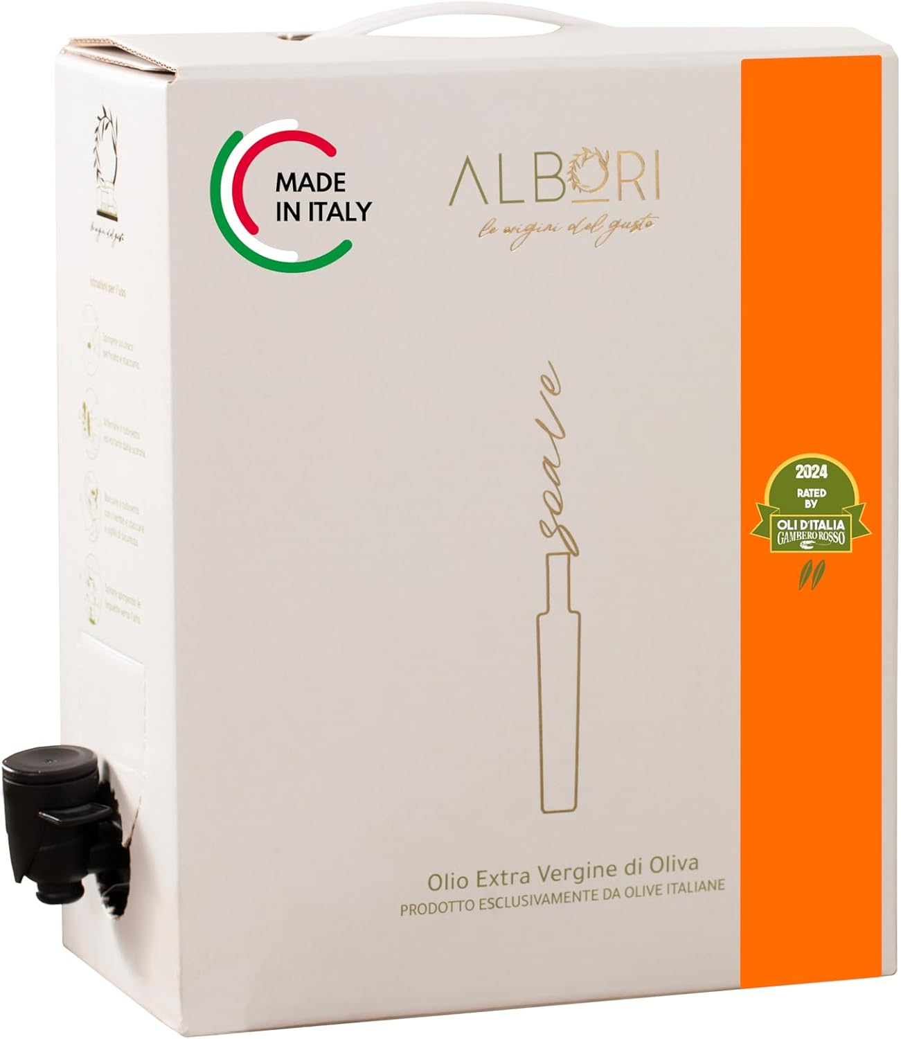 ALBORI Soave - Olio Extravergine di Oliva Italiano 5 Litri NUOVO 2025/ ...