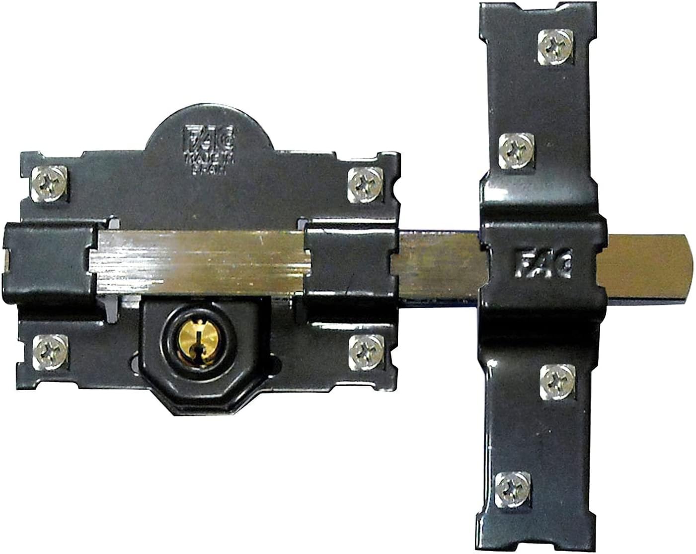 Amazon | Fac 101-L/105-P - デッドボルトロック キーホール付き (70mm) | ドア用金物