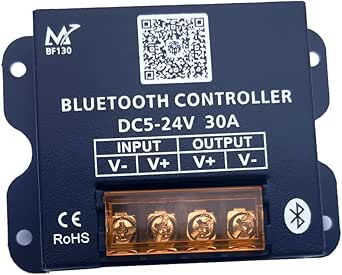 30A RGB LED Controller for RGB 5050 3528 LED Strip Lighting by Android ...