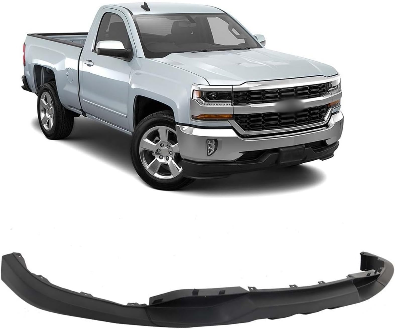 Amazon.com: WFLNHB Front Lower Valance Bumper without Skid Plate and ...