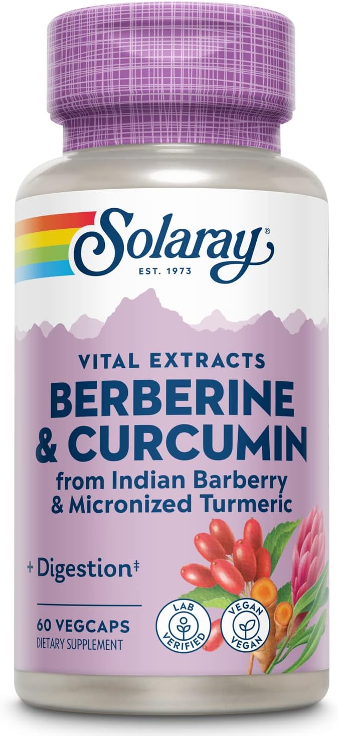 Amazon.com: SOLARAY Berberine 500mg - Berberine Supplement for a ...