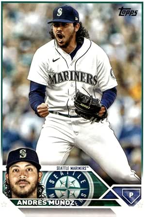 Amazon.com: 2023 TOPPS UPDATE SERIES #US21 ANDRES MUNOZ SEATTLE ...
