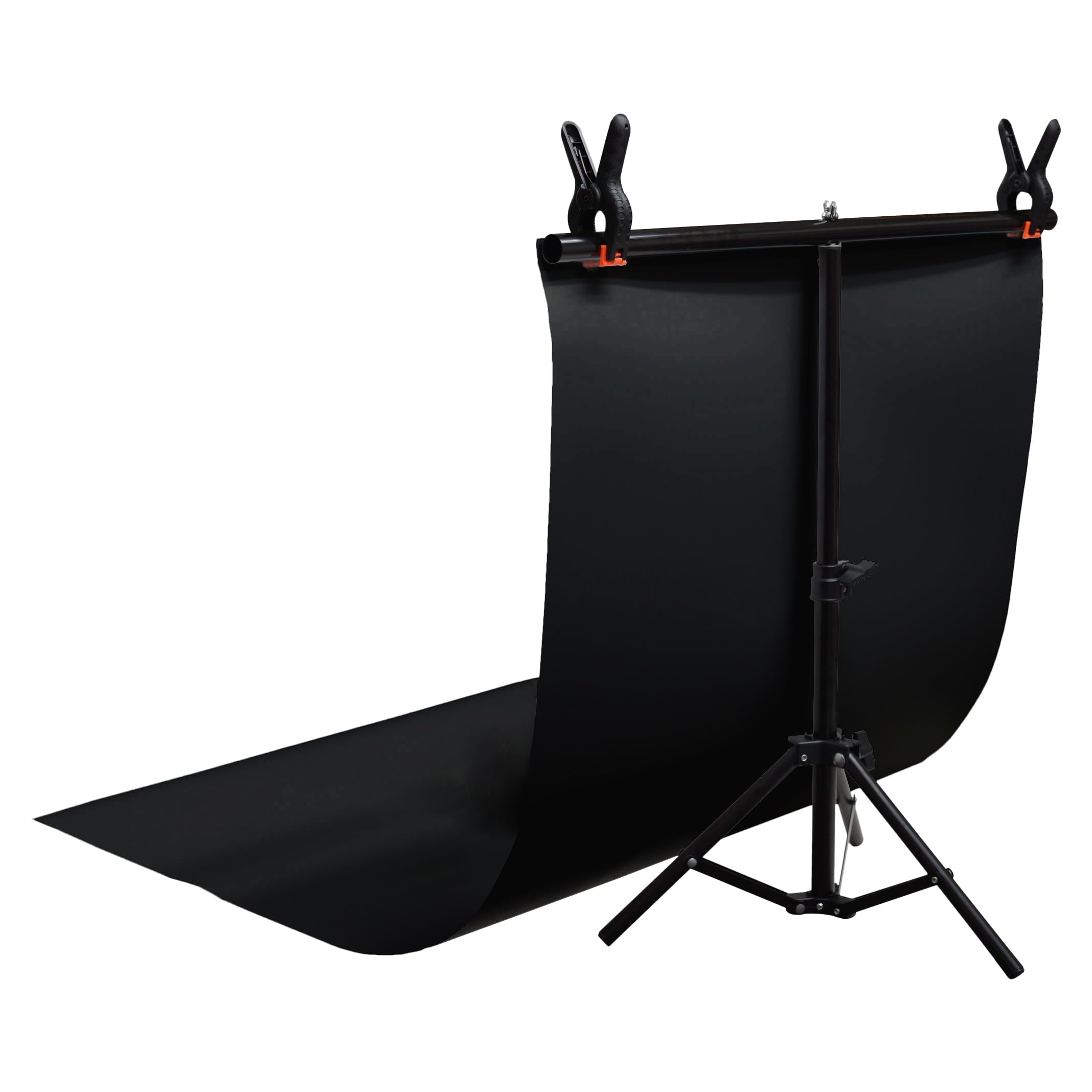 Amazon | prendre 撮影用 背景スタンド 背景シート スタンド セット 商品撮影 高さ調整 写真 プレート クリップ PR-HAISUTA-BK | prendre | バック ...
