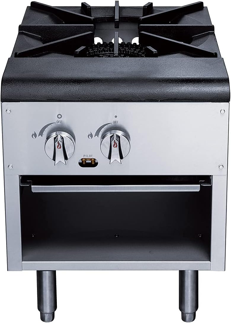 Amazon.com: Dukers DCSP1 Single Two Ring Burner Stock Pot Range ...