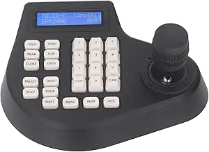 Amazon.com: 3D PTZ Camera Keyboard, DC 12V 500mA RS485 PTZ Joystick ...