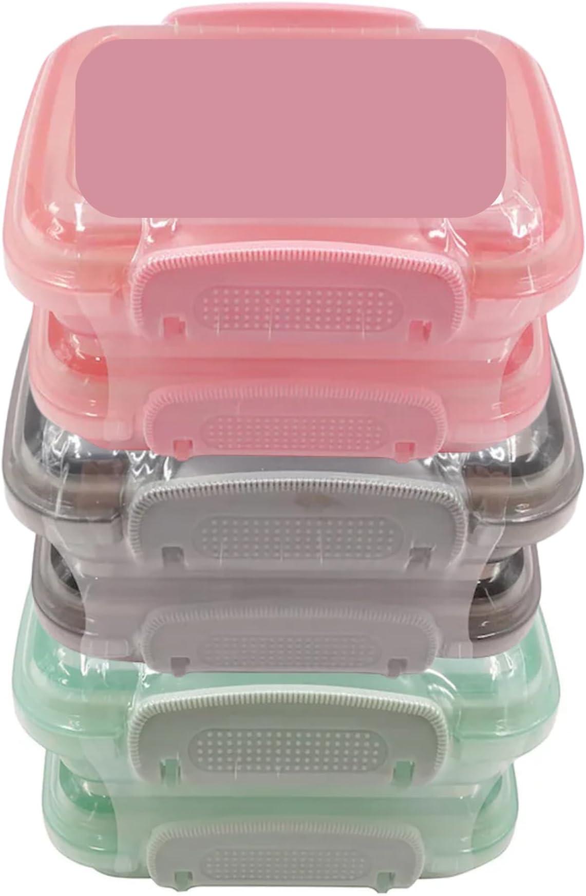 Amazon.com: NADOBA Mini Lock-Top Snack Containers set of 6 colors may ...