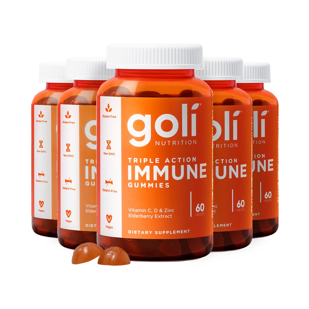 Snapklik.com : Goli Immune Vitamin Gummy - 300 Count - Elderberry