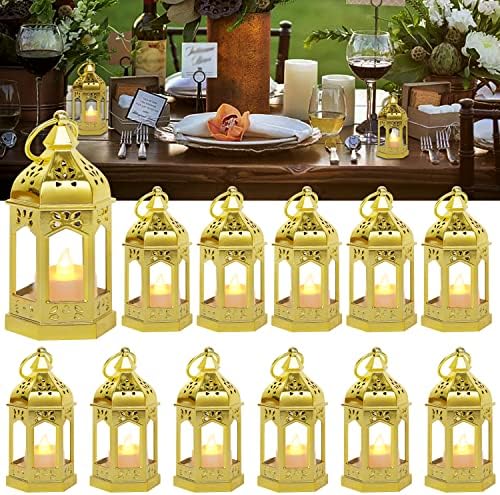Amazon.com: Romadedi Mini Decorative Lantern for Centerpieces - 10 Pcs ...