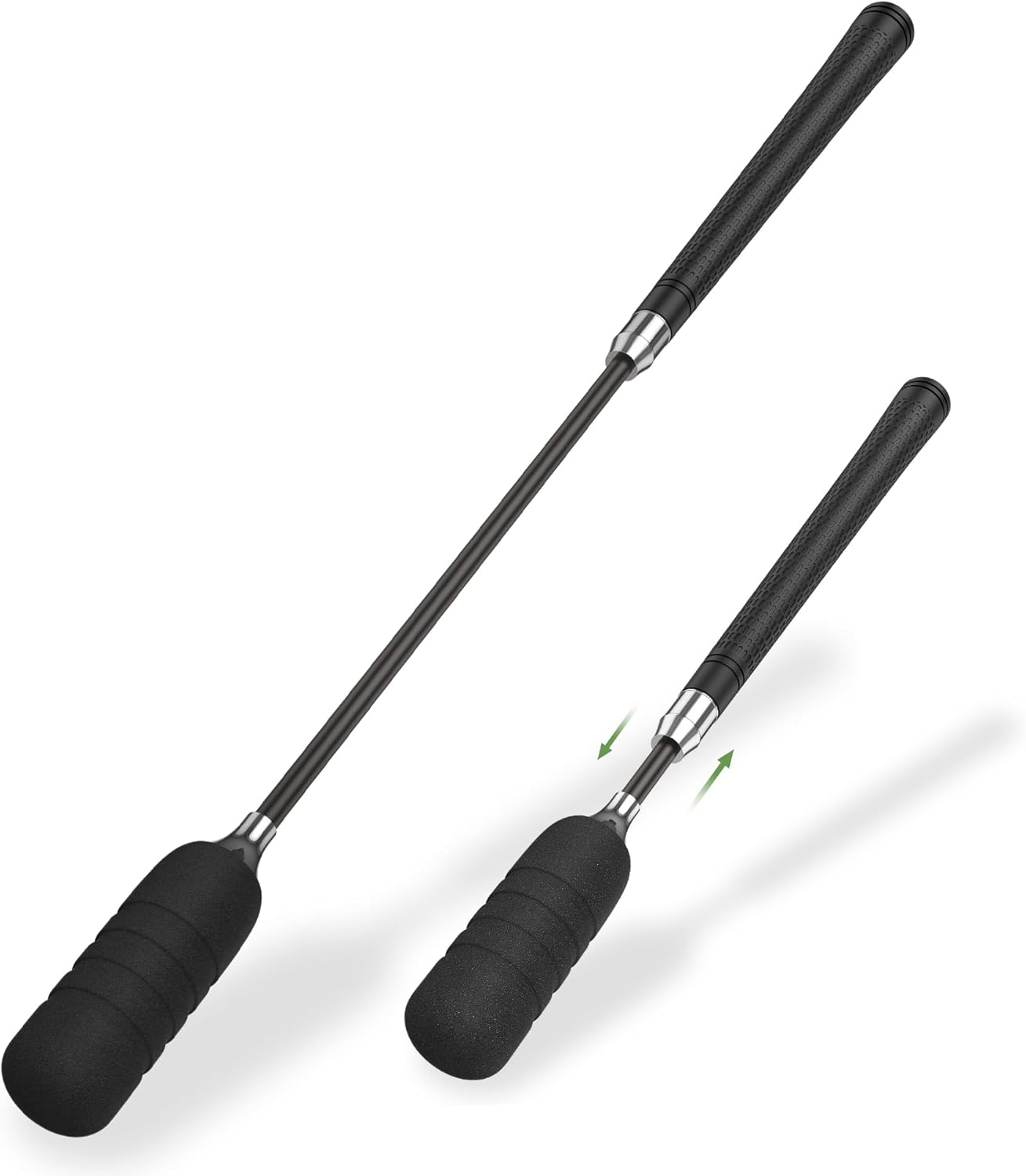 Amazon.com : Jiskan Retractable Golf Swing Trainer Stick Pro Swing Training Aid Extend 17-26 ...