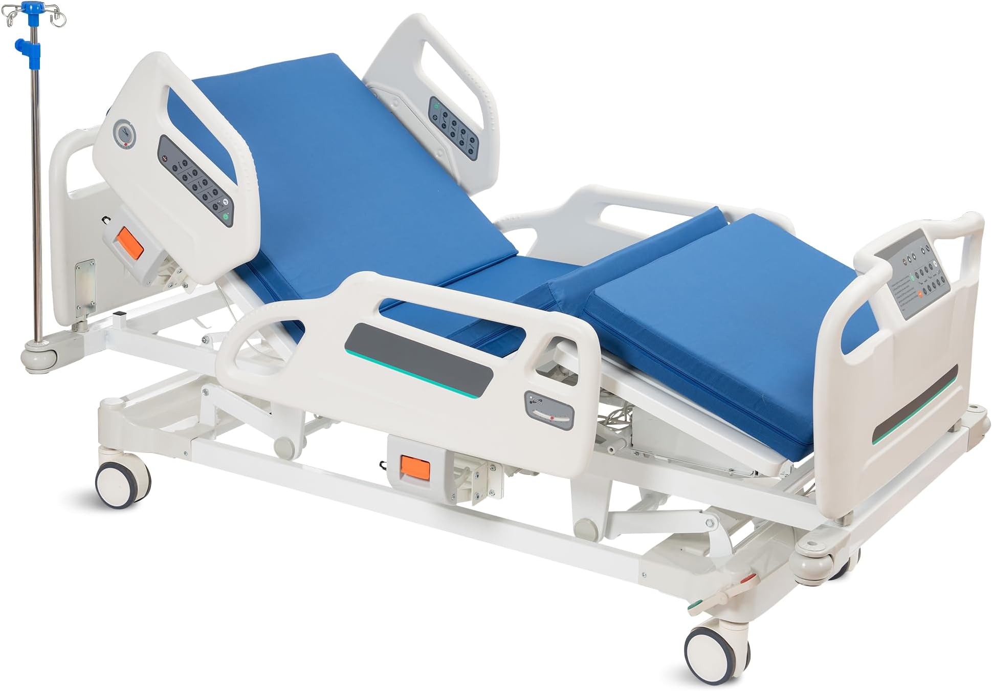 Amazon.com: Fully Electric Hospital Bed Set - Foam Mattress and Half ...