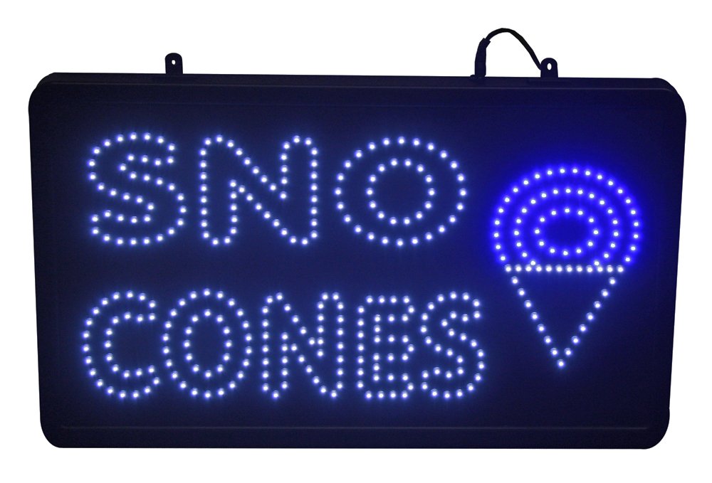 Snapklik.com : Paragon SNO-Cone LED Lighted Sign