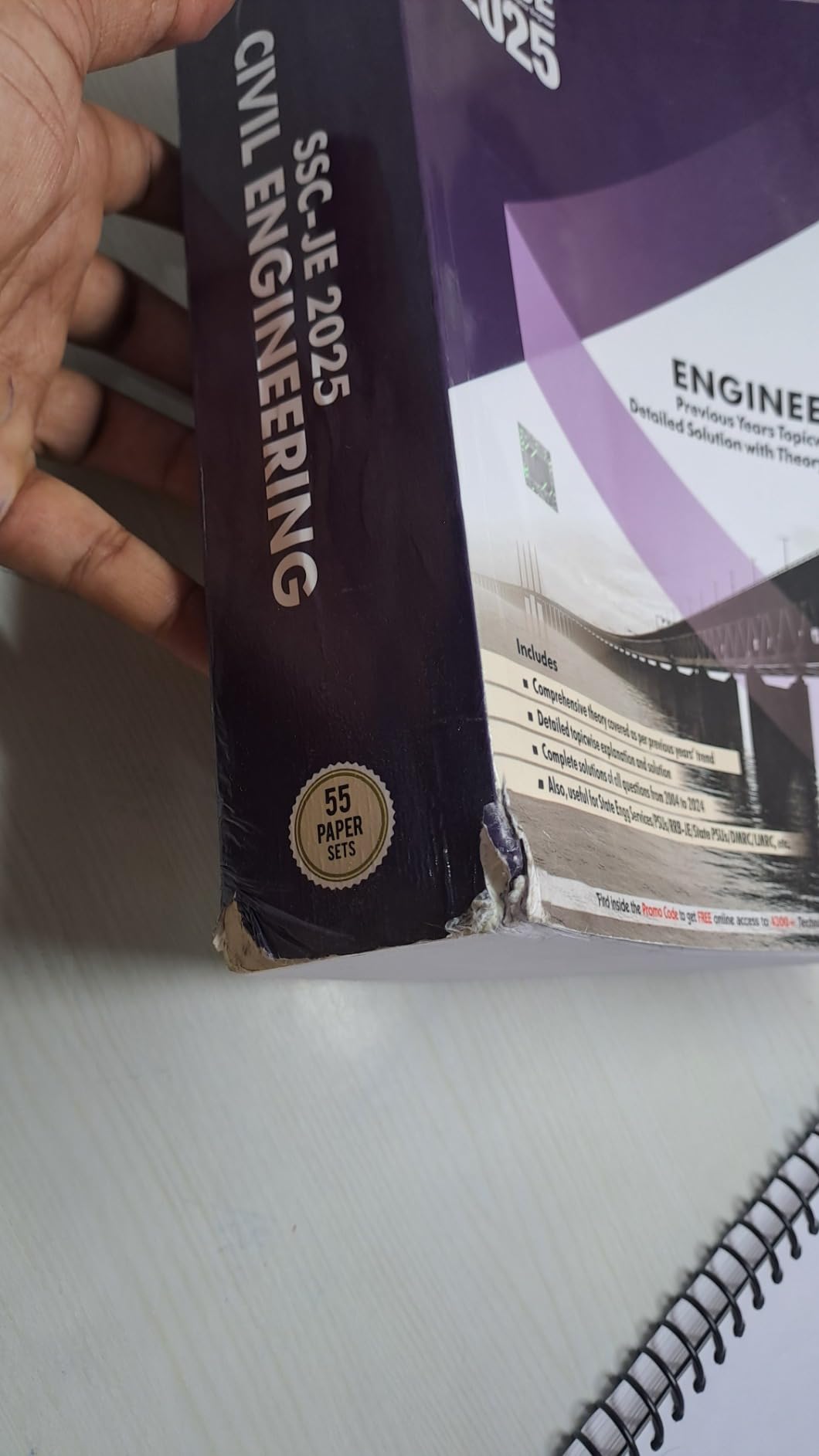 Buy SSC JE 2024 - 25 Civil Engineering Book | 55 Paper Set | Previouse ...