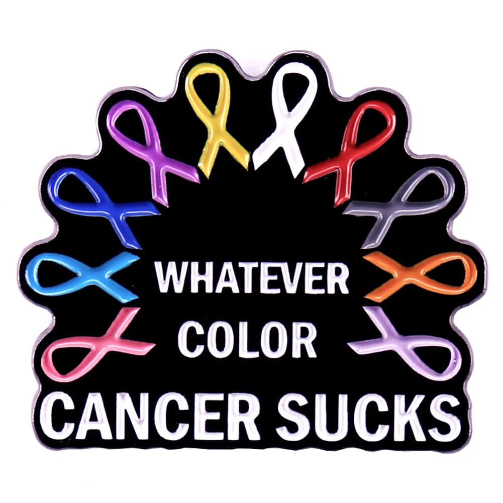 Amazon.com: zhanghaoran Whatever Color Cancer Sucks Cancer Awareness ...