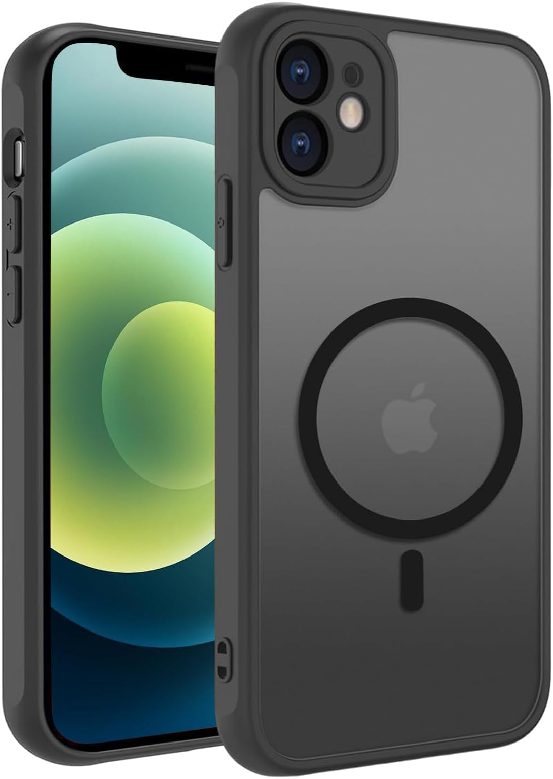 Amazon.com: oakxco for iPhone 13 Mini/ 12 Mini Case Clear Magnetic ...