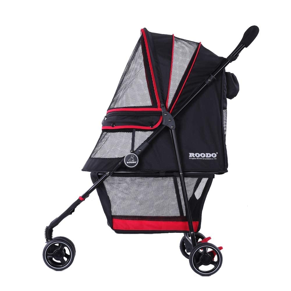 ROODO Escort 3 Wheel Pet Strollers Small Medium Dogs Cat Kitty Cup ...