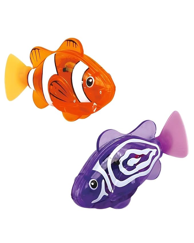 Buy 2 PCS Robot Fish Toy, Interactive Robotic Fish for Aquariums and ...