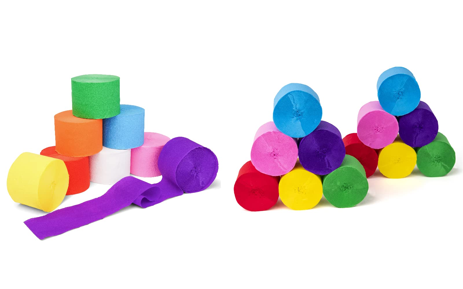 Amazon.com: Rainbow Streamers Bundle - Pack of 20 : Arts, Crafts & Sewing