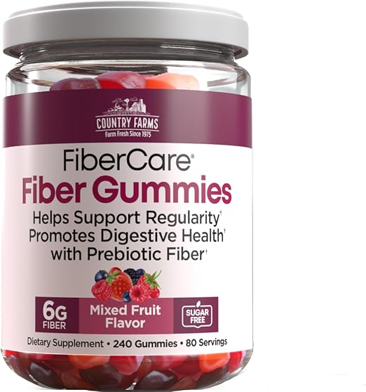 Amazon.com: Country-Farm Fiber Care Gummies | Help Supports Regularity ...