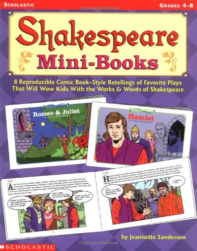 Shakespeare Mini-Books: 8 Reproducible Comic Book-Style Retelling of ...