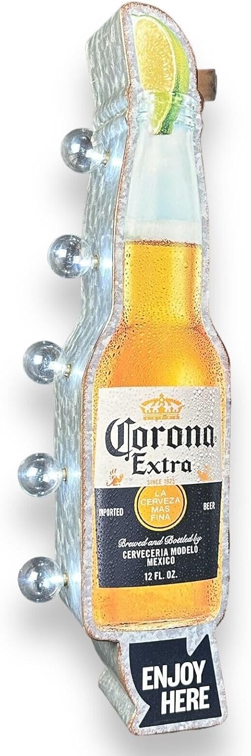 Amazon.com: Corona Extra Vintage Inspired Double-Sided Marquee LED Sign ...