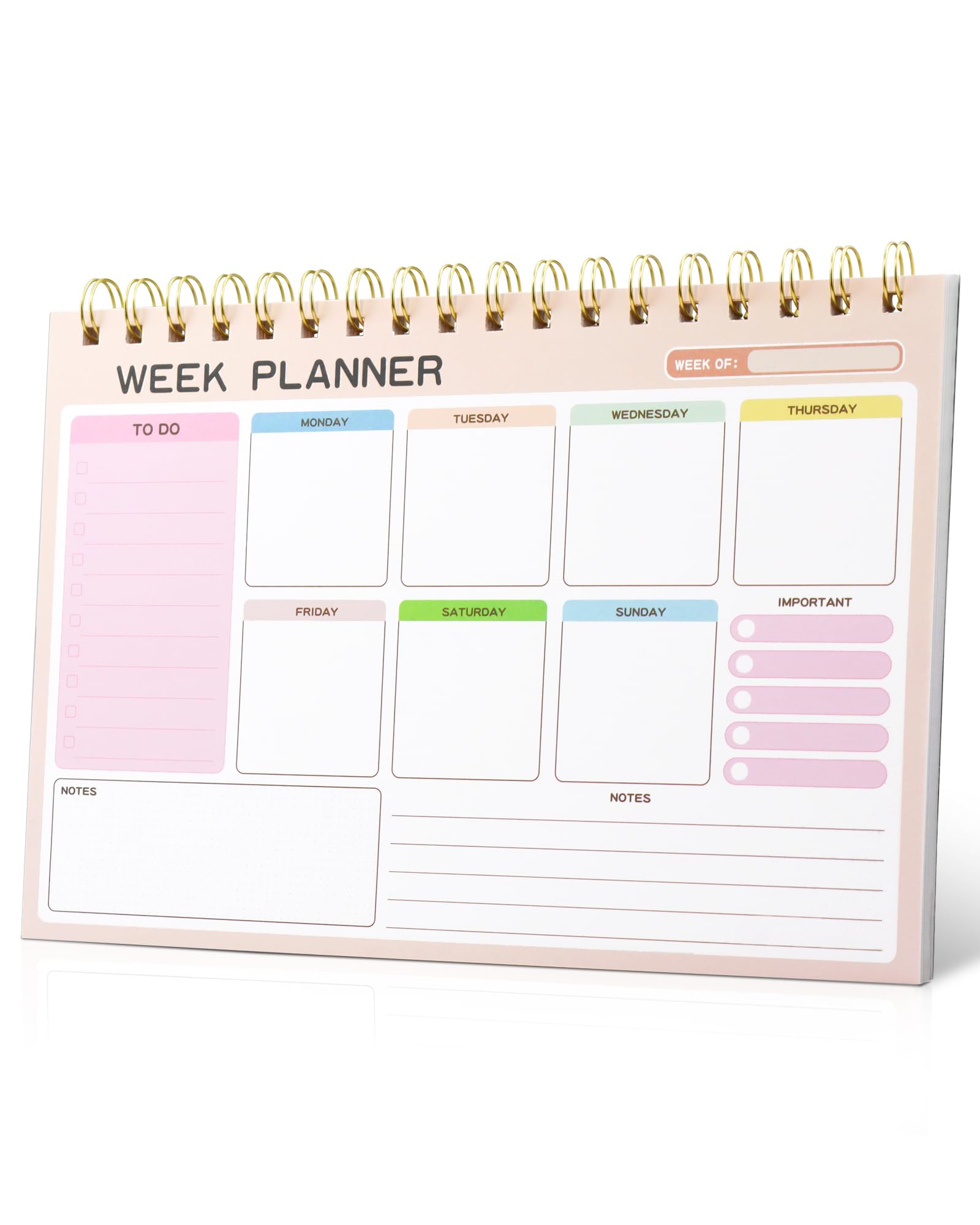 Amazon.com : GAUENEEN Weekly To Do List Notepad with 52 Undated Tear ...