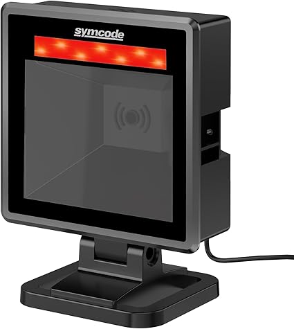 Amazon.com : Symcode 2D Hands-Free Barcode Scanner Omnidirectional ...