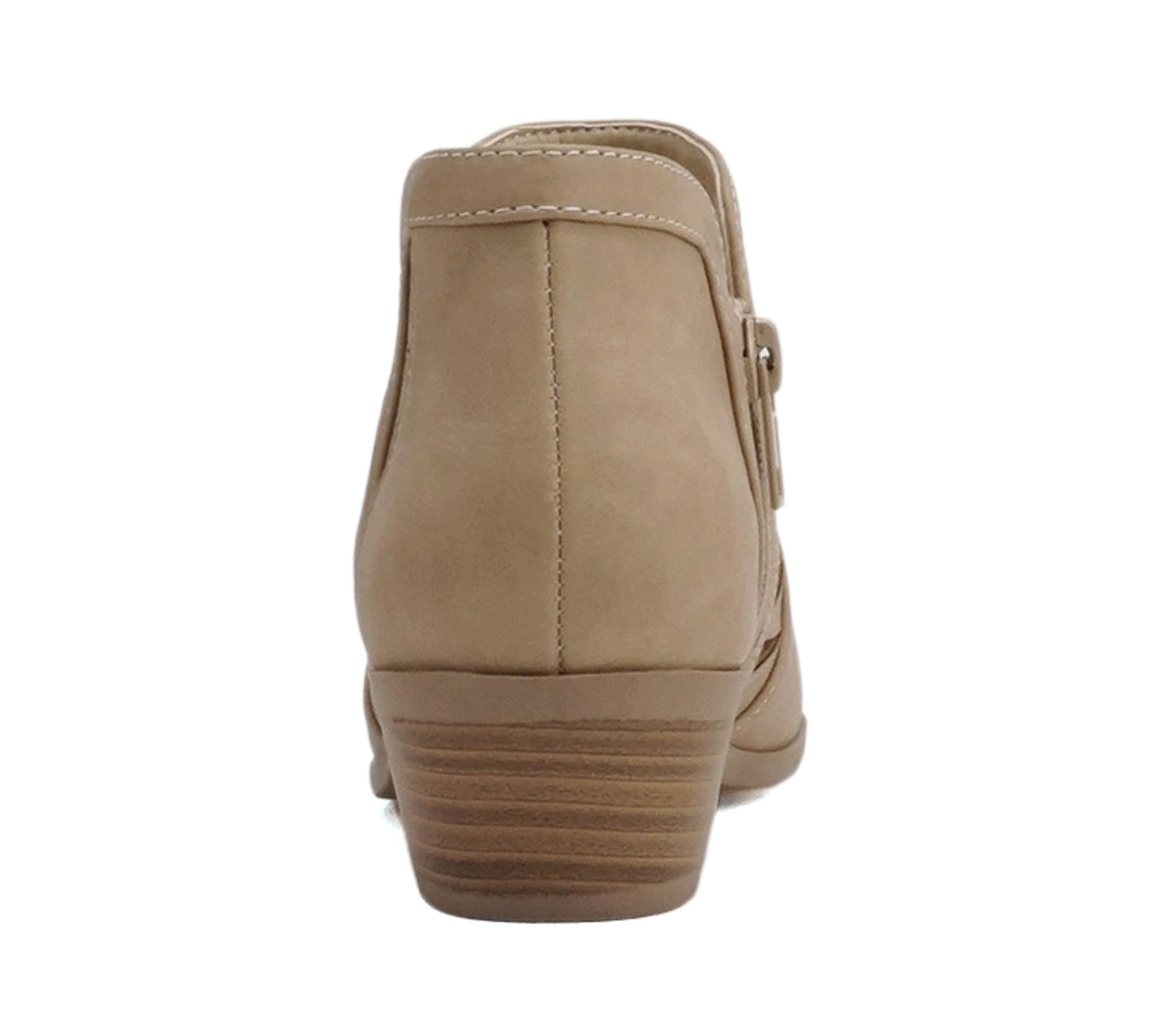 Snapklik.com : Soda CHANCE Womens Perforated Cut Out Stacked Block Heel ...