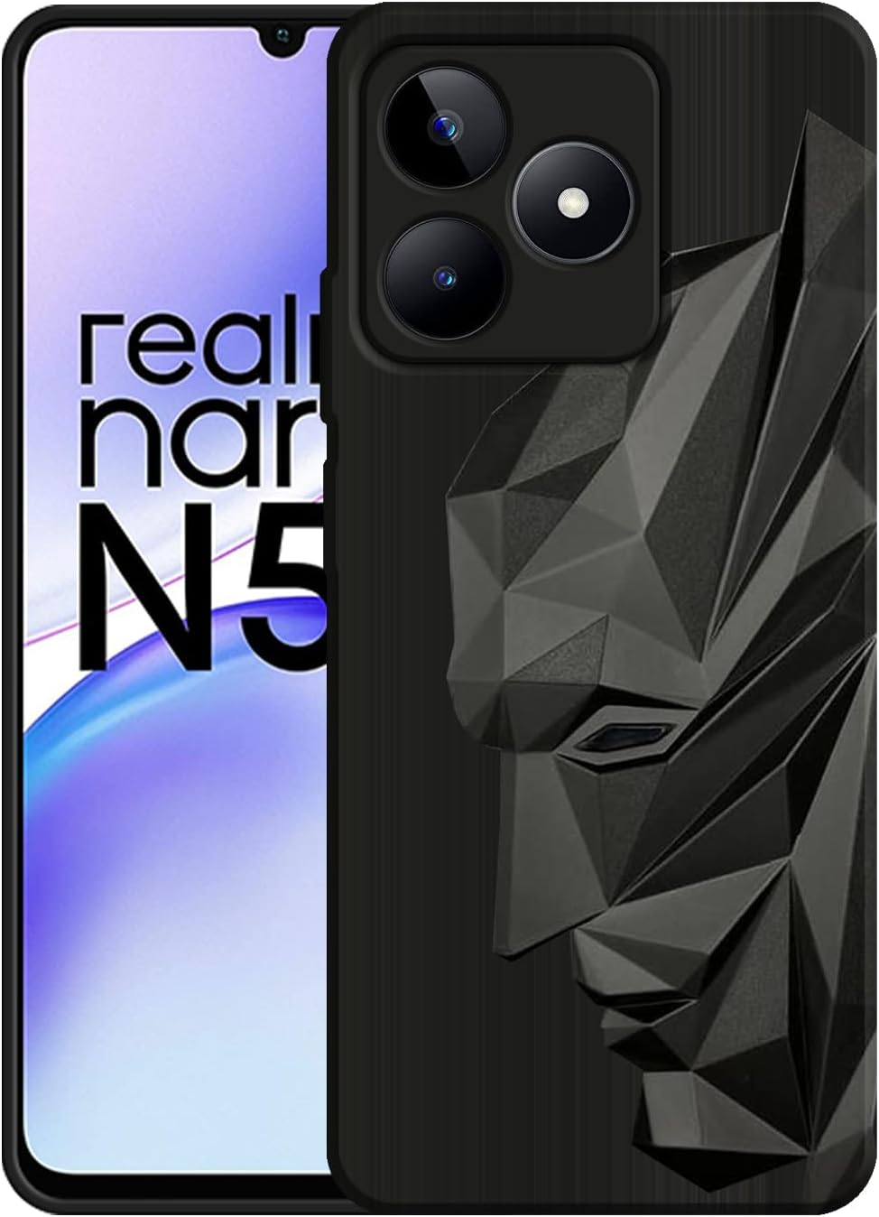 VIDO Exclusive Soft Back Case Cover for Realme Narzo N53 / Realme C53 ...