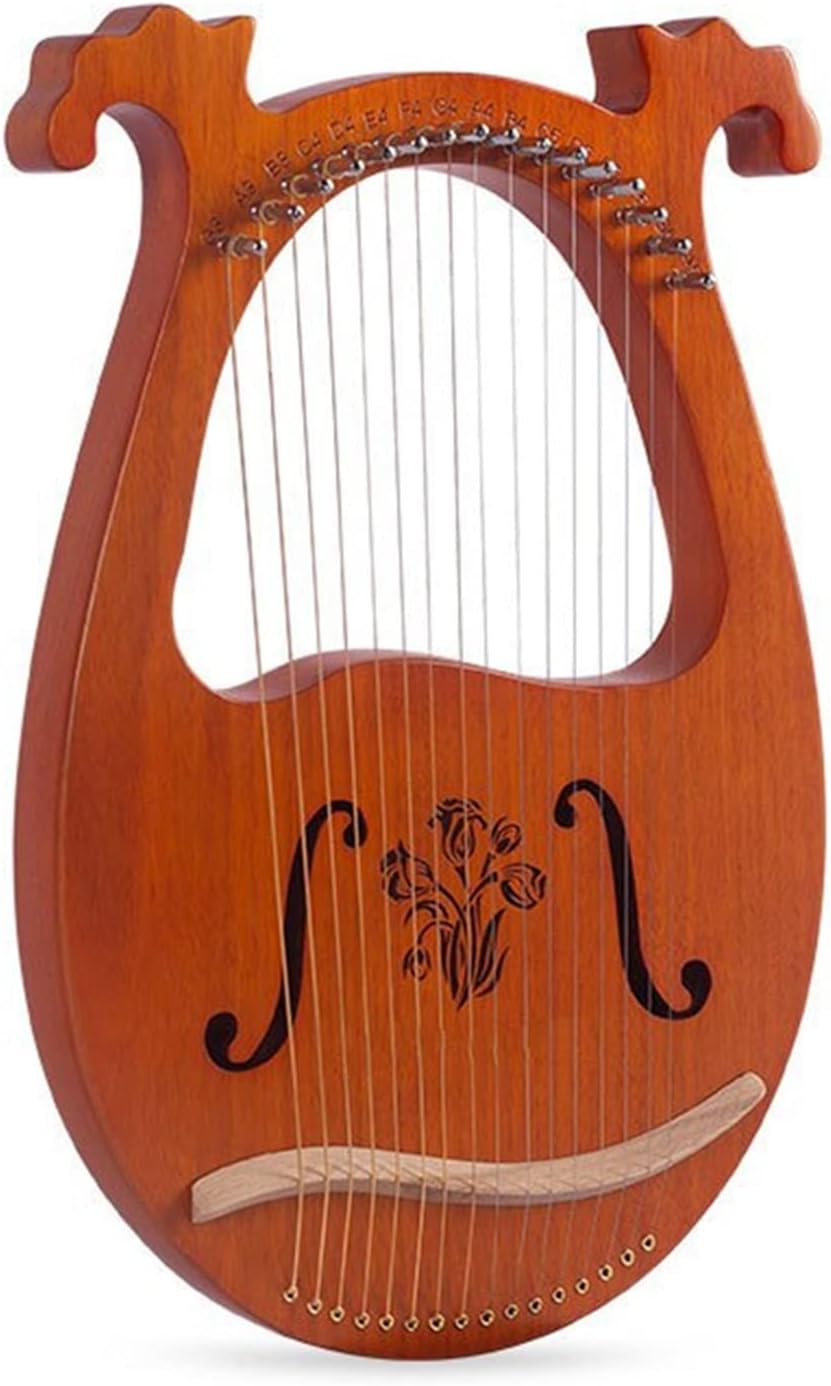 19-String Lyre Portable Lyre Lyre 16-String Harp Beginners Easy to ...