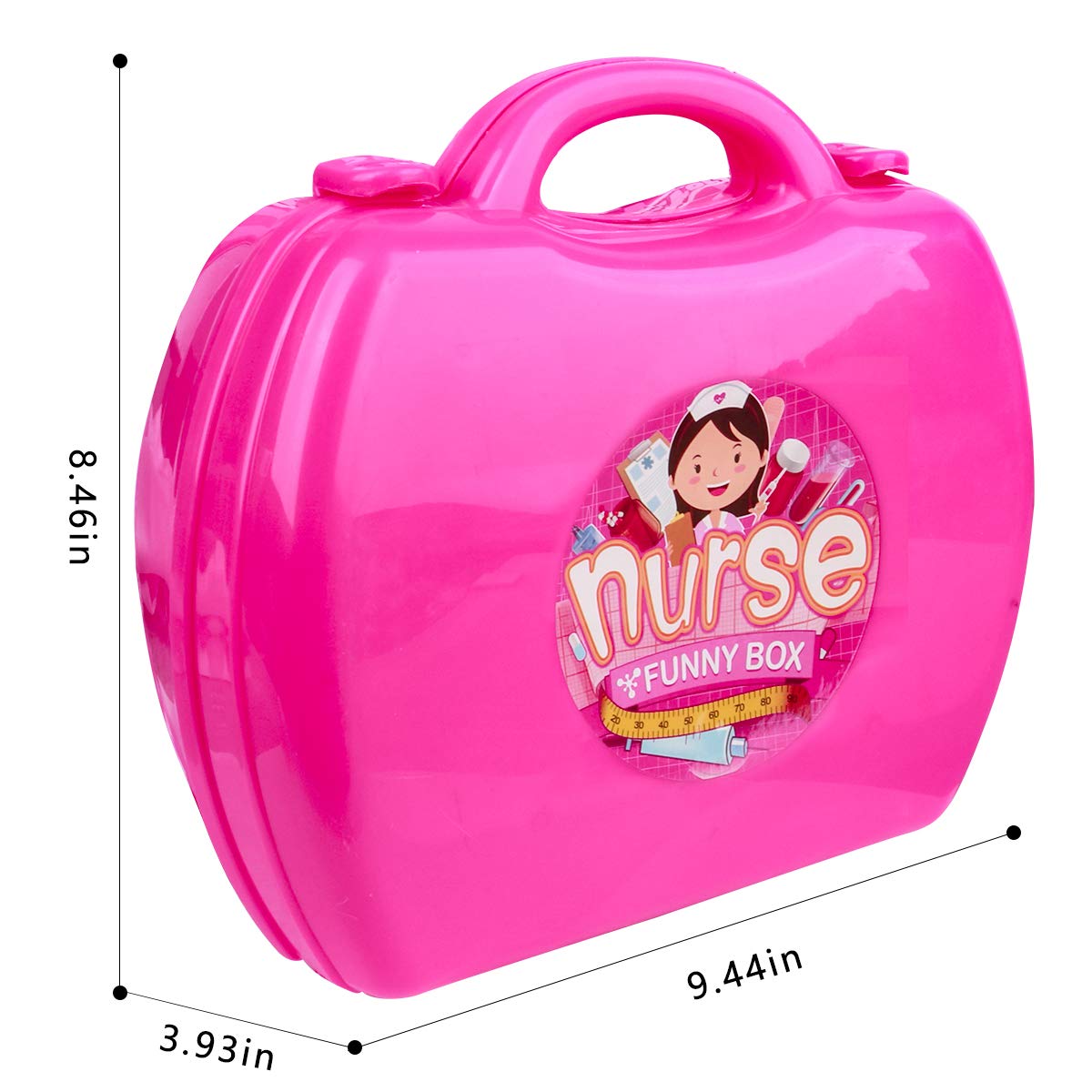 Meland Toy Doctor Kit for Girls - Pretend Play Doctor Set with Carrying ...