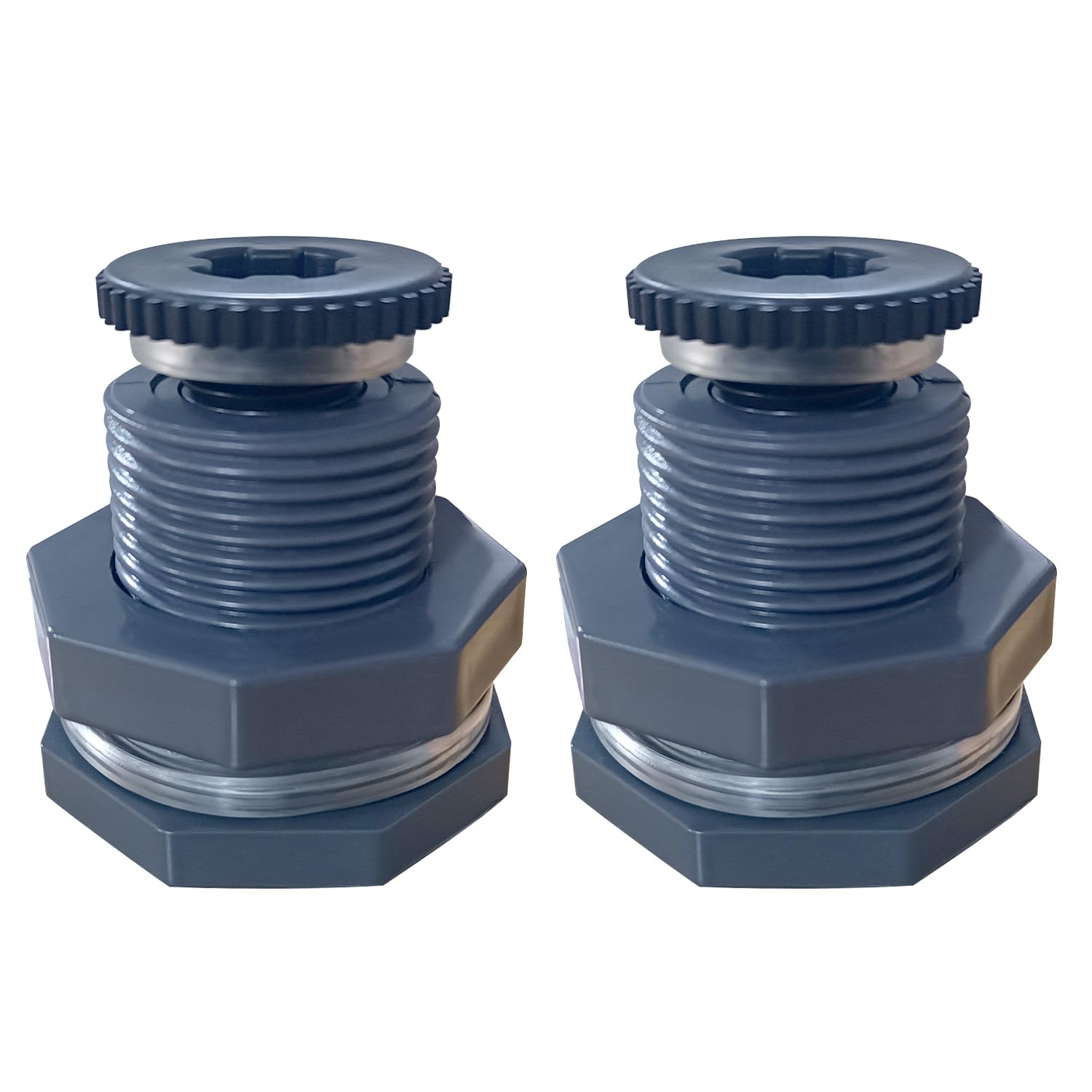 Snapklik.com : ANPTGHT NPT 3/4" PVC Bulkhead Fitting, Heavy-Duty Female ...