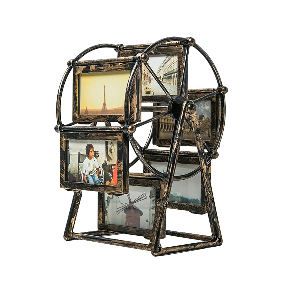 Rotating Ferris Wheel Picture Frame Desk Top Vintage Photo Frames ...