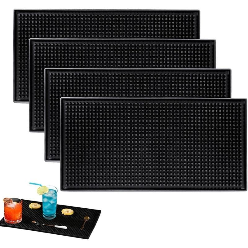 THW® (3400gm Approx) PVC Rubber Bar Service Mat Spill Mat for Counter ...