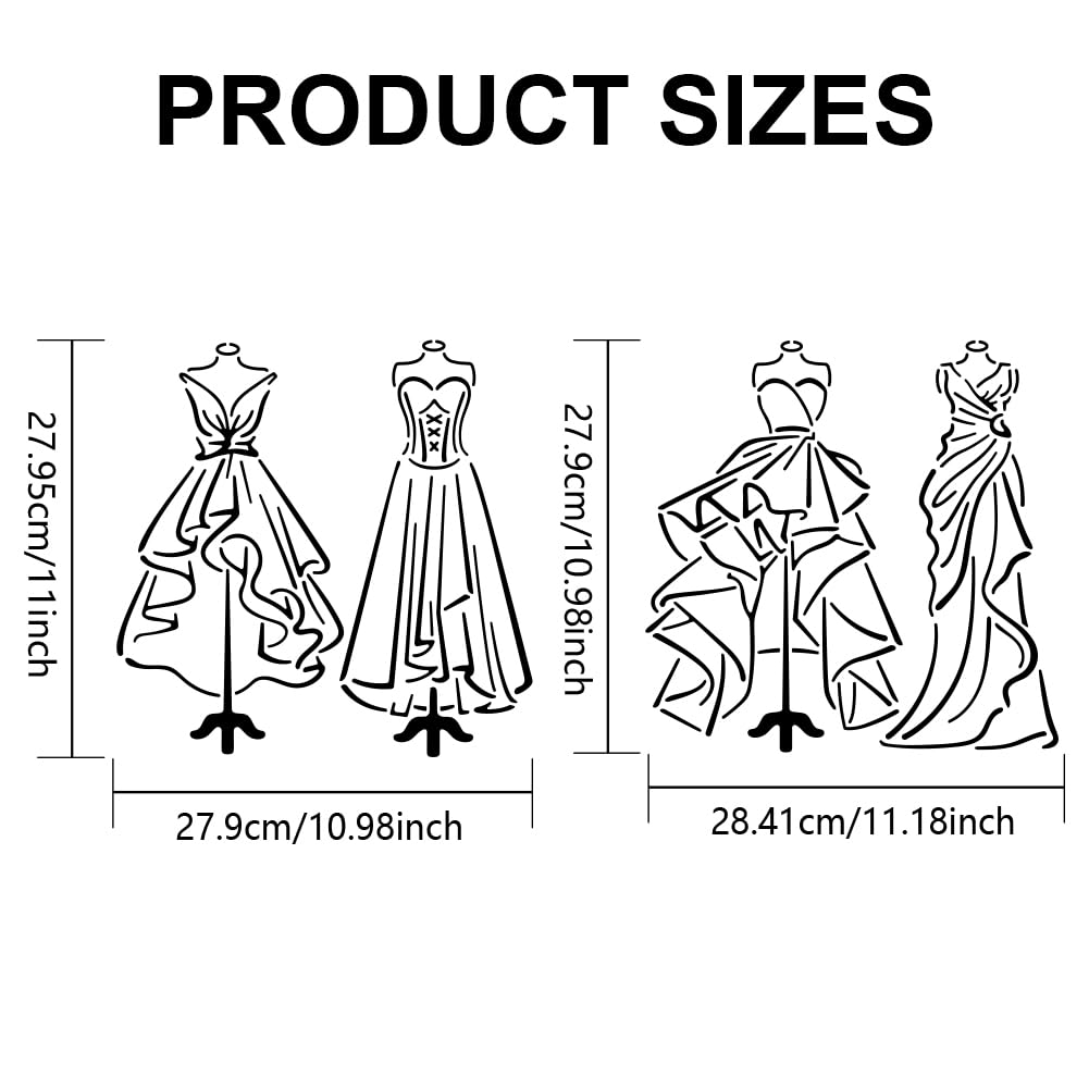 Dress Stencil Printable