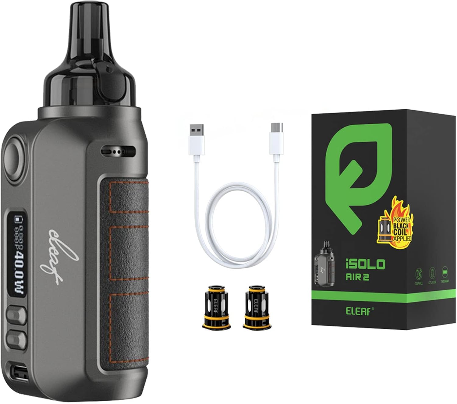 Eleaf iSOLO AIR 2 Kit Cigarettes électroniques Vape 1500mAh Batterie ...