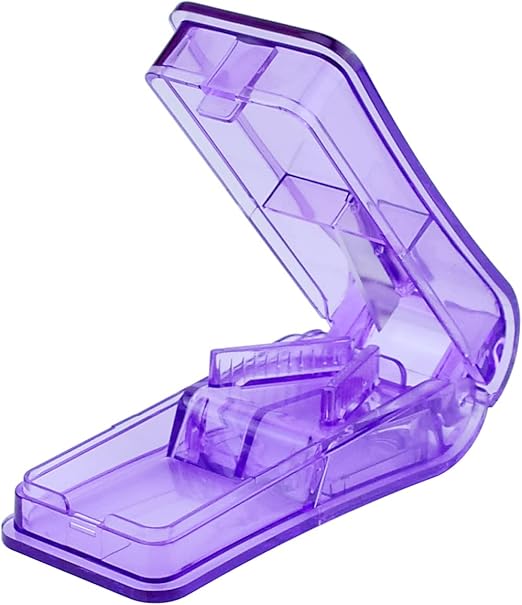 Pill Cutter, Portable 2-in-1Pill Splitter with Blade and Storage ...