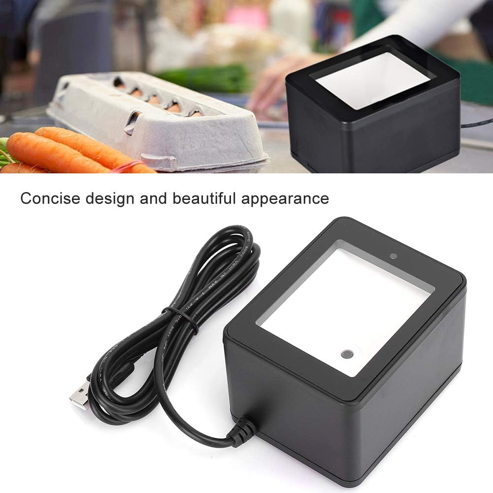 Industrial & Scientific Black EBTOOLS Desktop 1D 2D QR Barcode Scanner ...