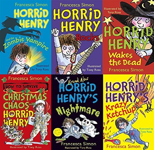 Buy Francesca Simon - Horrid Henry 6 Book set Horrid Henry and the ...