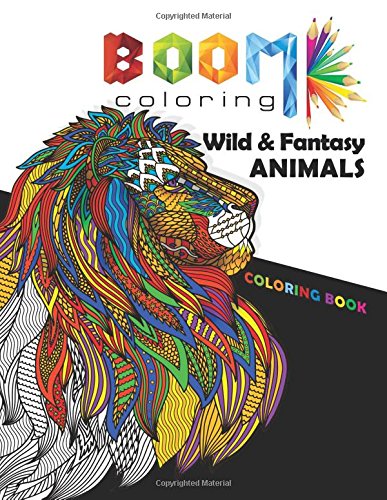Amazon.com: Wild & Fantasy Animals Coloring Book: 9780995920705 ...