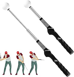 sdhiiolp Retractable Golf Swing Training Aid Golf Grip Training Aid Telescopic Golf Swing ...
