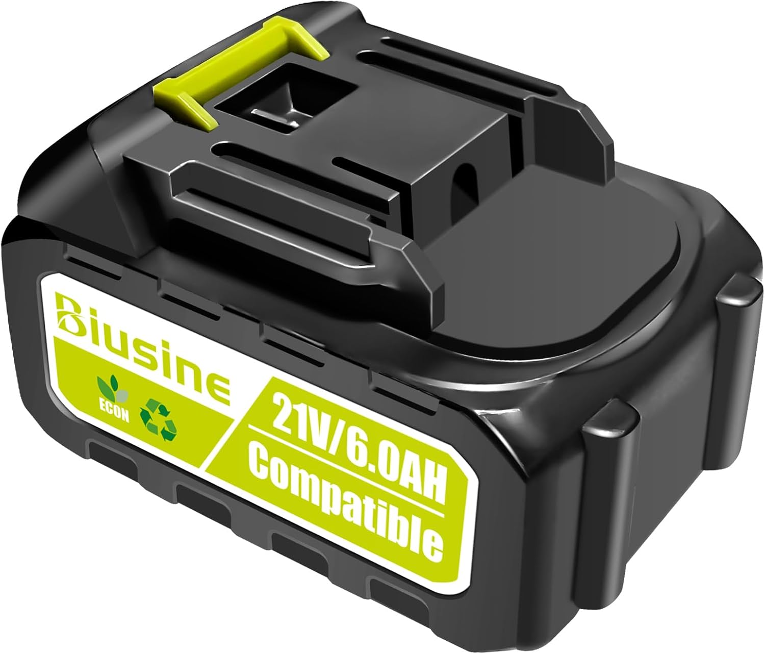 Biusine 21V 6.0Ah Lithium-Ion Battery Replacement Compatible with Makita Cordless Power Tools ...