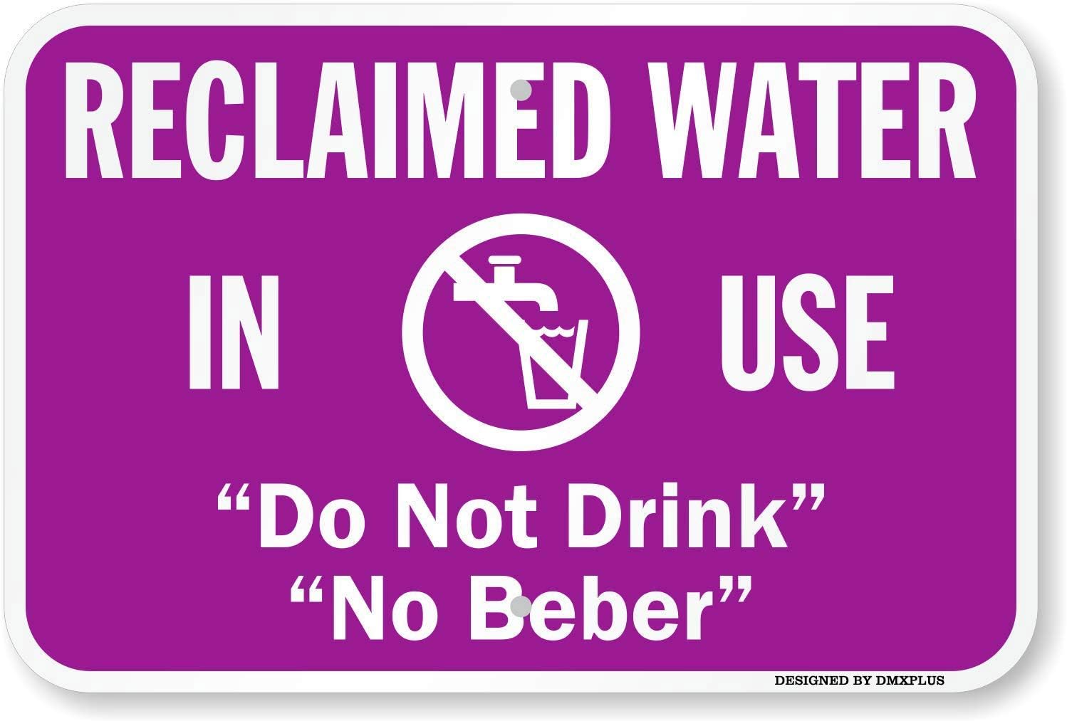 Amazon.com: Unoopler Reclaimed Water in Use (with No Drinking Water ...