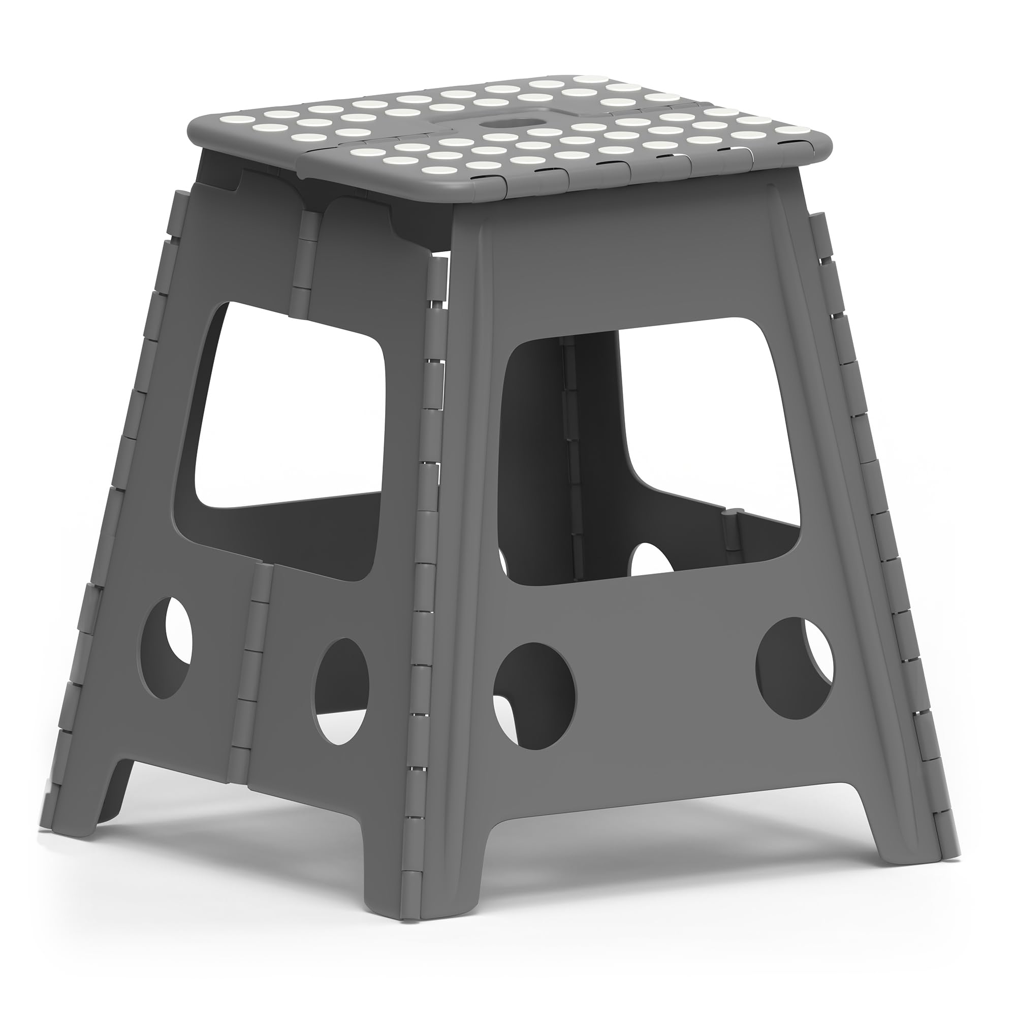 ZENO Folding Step Stool 16 inch | Heavy Duty Foldable Stool for Adults ...