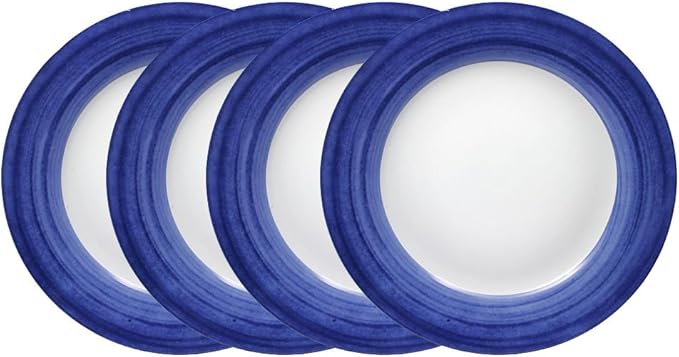 Amazon.com | Gourmet Basics Madison Dinner Plates, Set of 4: Dinner Plates