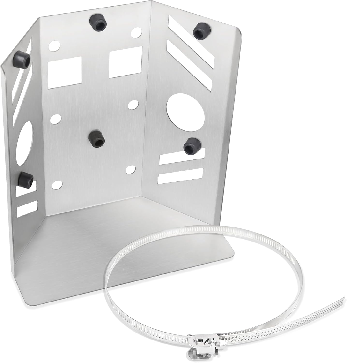 Amazon.com: SafBbcue Stainless Steel Propane Tank Bracket - 5lb LP Gas ...