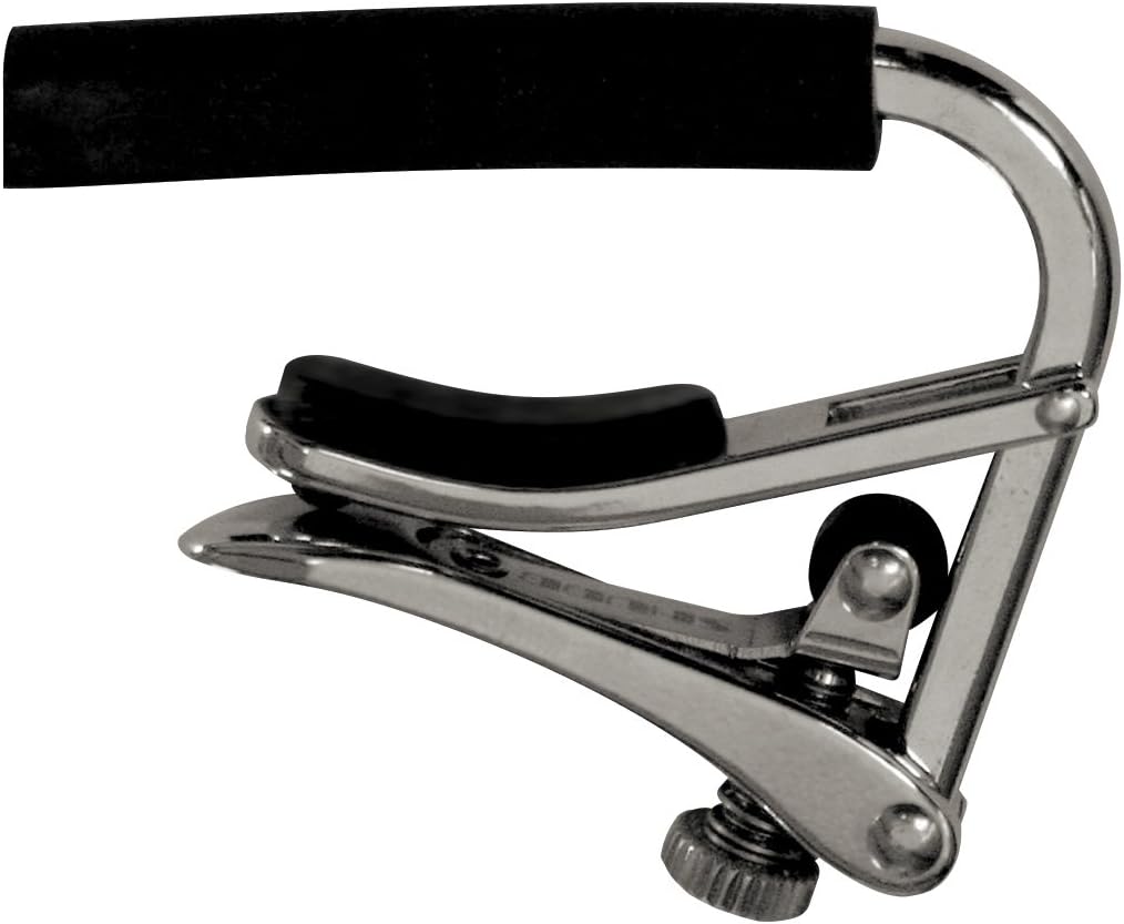 Shubb GC-20A Standard Acoustic Guitar Capo - Polished Nickel : Amazon ...